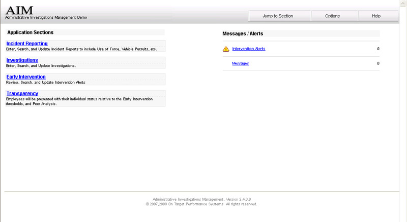 Administrative Investigations Management Software, AIM, On Target ...