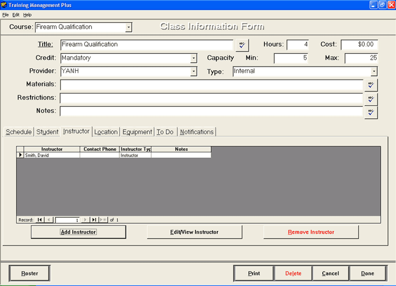 Training Management Plus Software, TMP, On Target Performance Systems ...